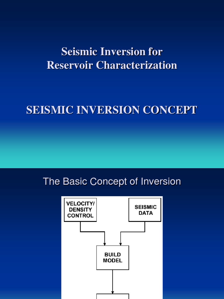 Seismic Inversion Techniques Guide | PDF | Wavelet | Spectral Density