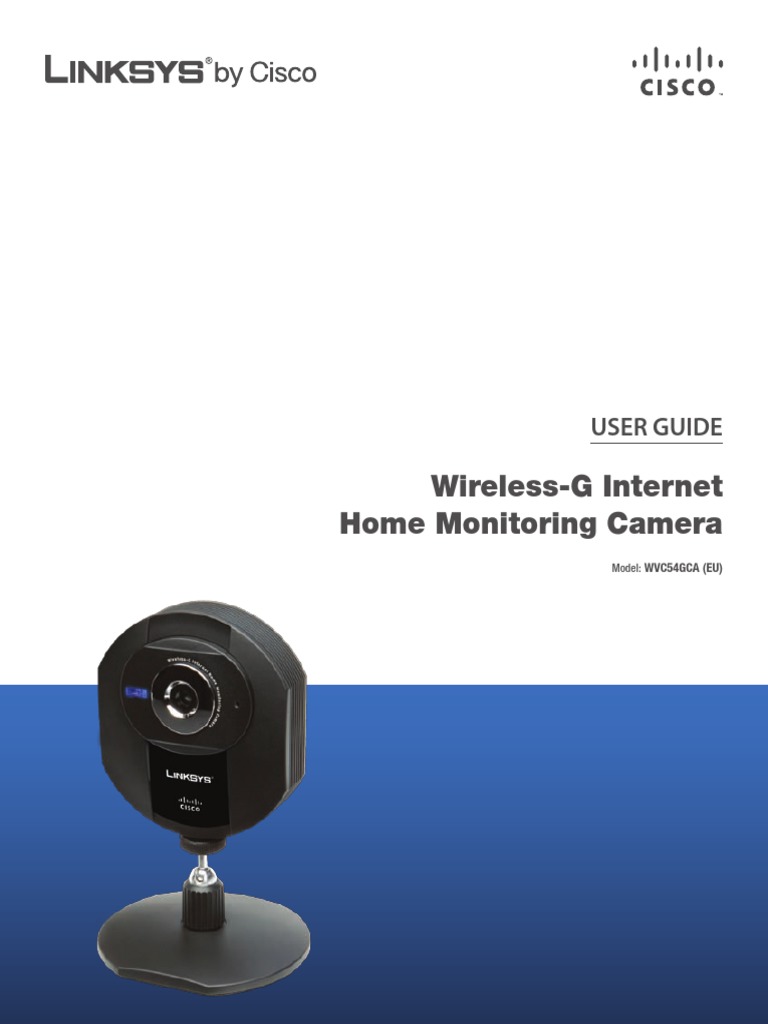 Wireless-G Internet Home Monitoring Camera Modelo WVC54GCA Linksys ...