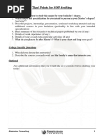 SOP Questionnaire | PDF