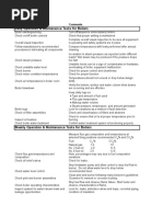Chiller Checklist | PDF | Heat Exchanger | Air Conditioning
