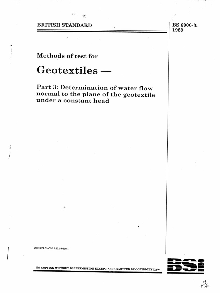 BS 6906-Part3 PDF | PDF