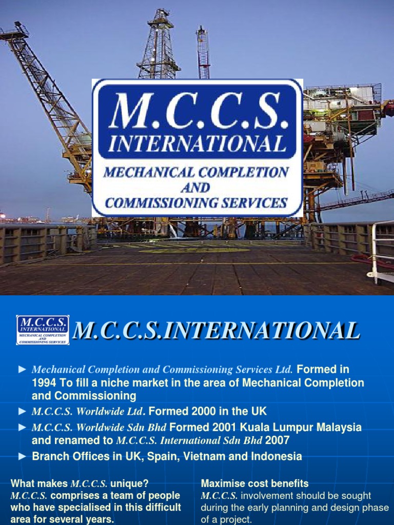 Mccs Presentation Flange Management | PDF | Screw | Software