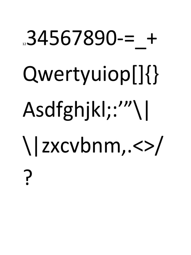 + Qwertyuiop Asdfghjkl :'"/ - / - Zxcvbnm,. / ? | PDF