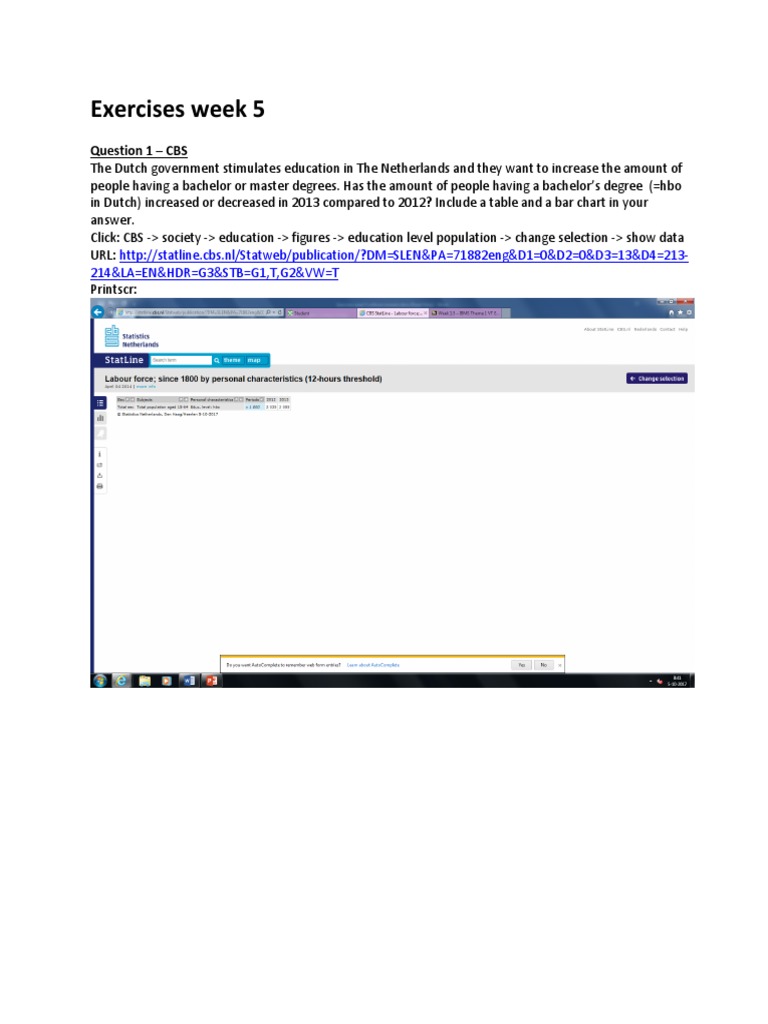 Exercises Week 5 Answers | PDF | Netherlands | Gross Domestic Product