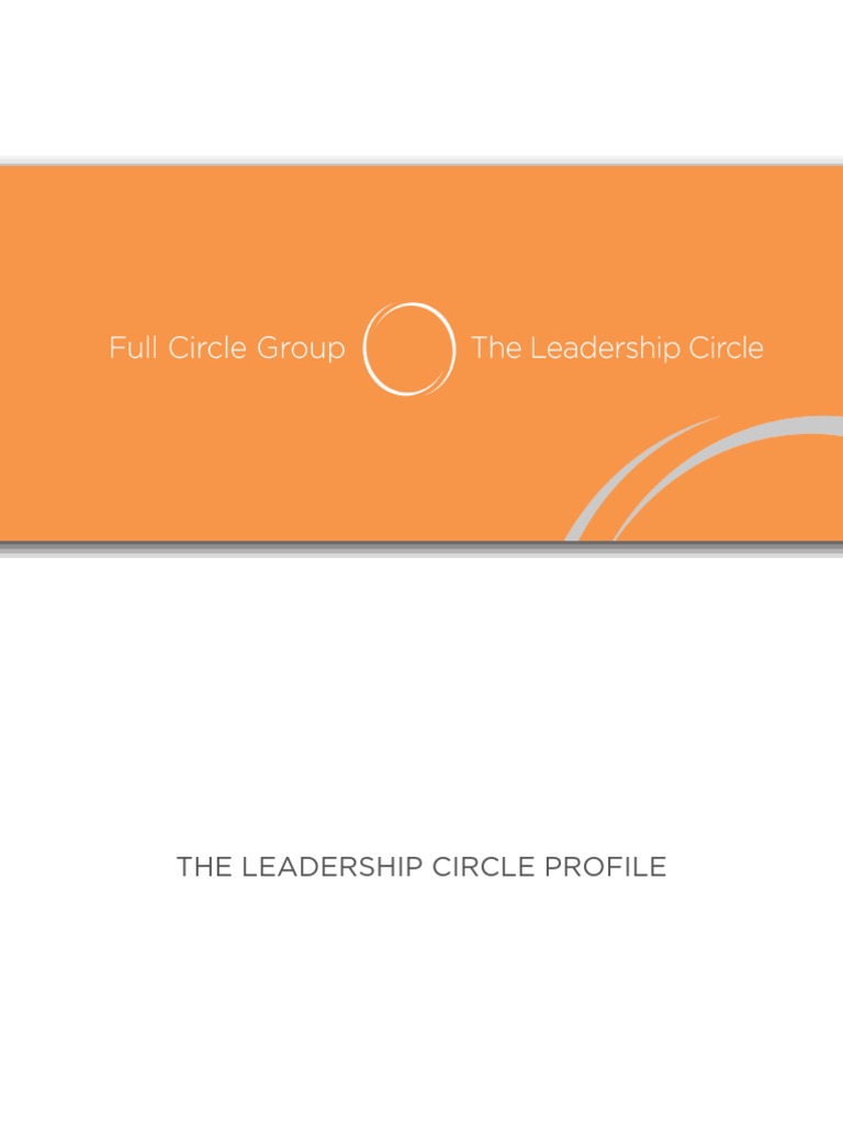 The Leadership Circle Profile Brochure | PDF | Leadership | Motivation