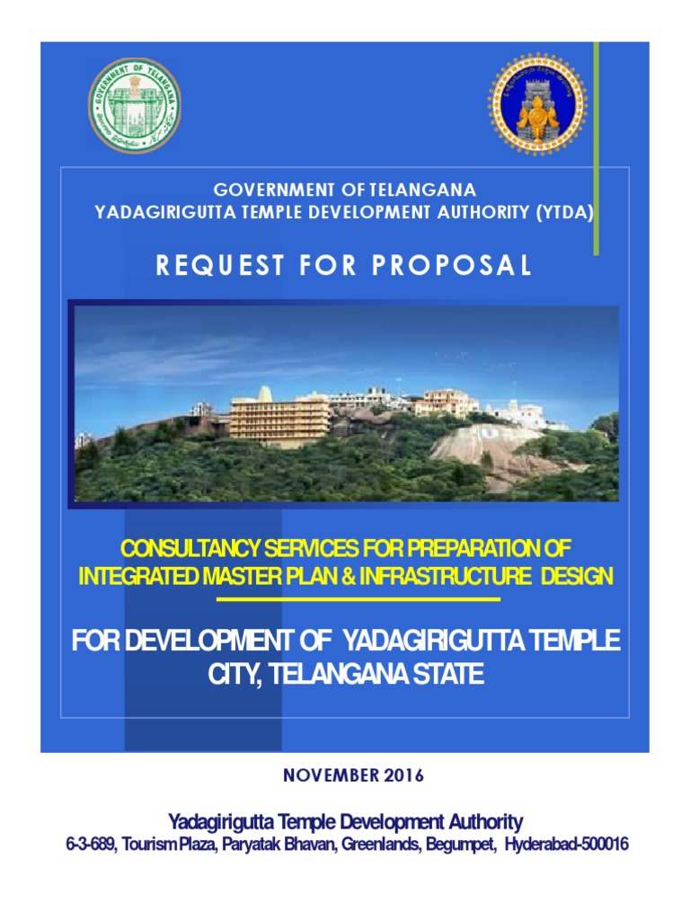 RFP Consultacy Services For Master Planing - YTDA | PDF | Request For ...
