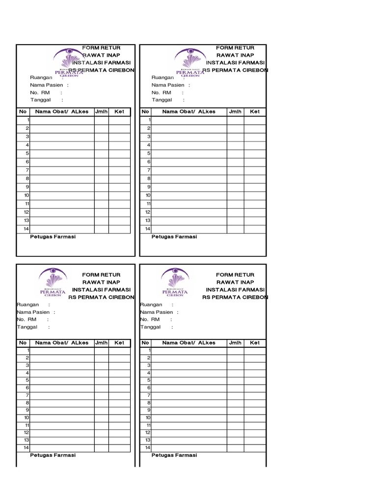 Form Retur | PDF