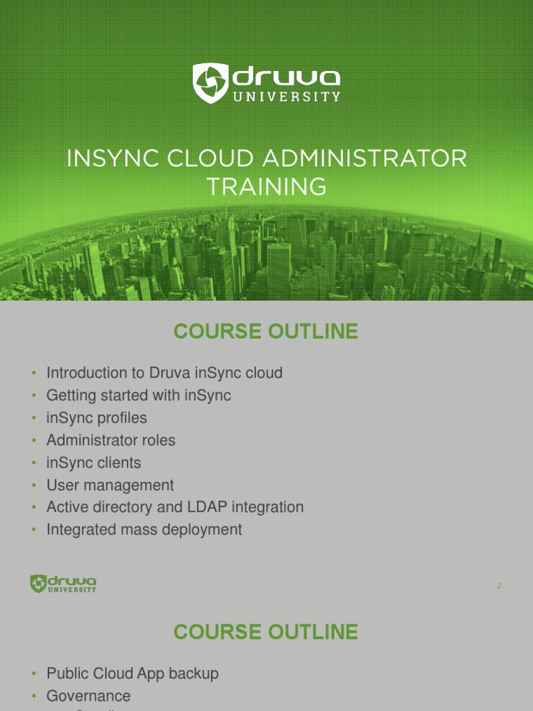 Introduction To Druva | Download Free PDF | Cloud Computing | Backup
