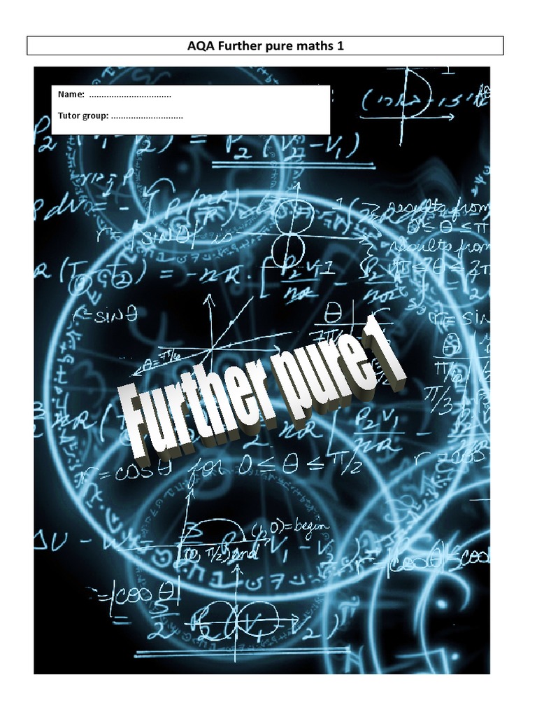 Revision Guide fp1 PDF | PDF | Matrix (Mathematics) | Trigonometric ...