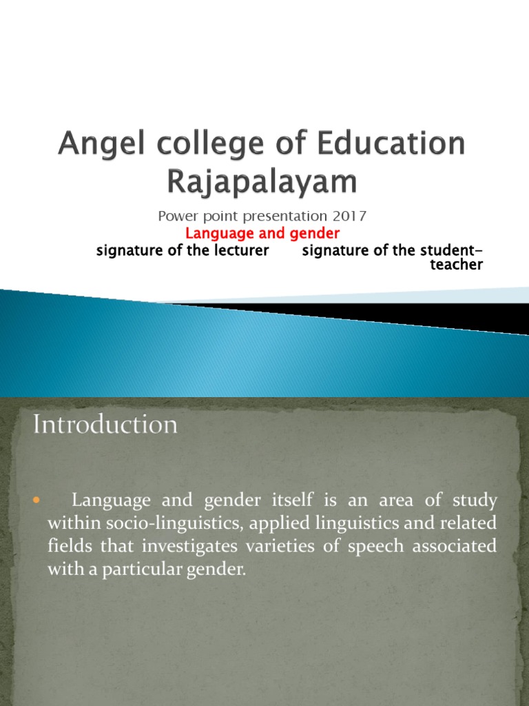 Signature of The Lecturer Signature of The Student-Teacher: Language ...