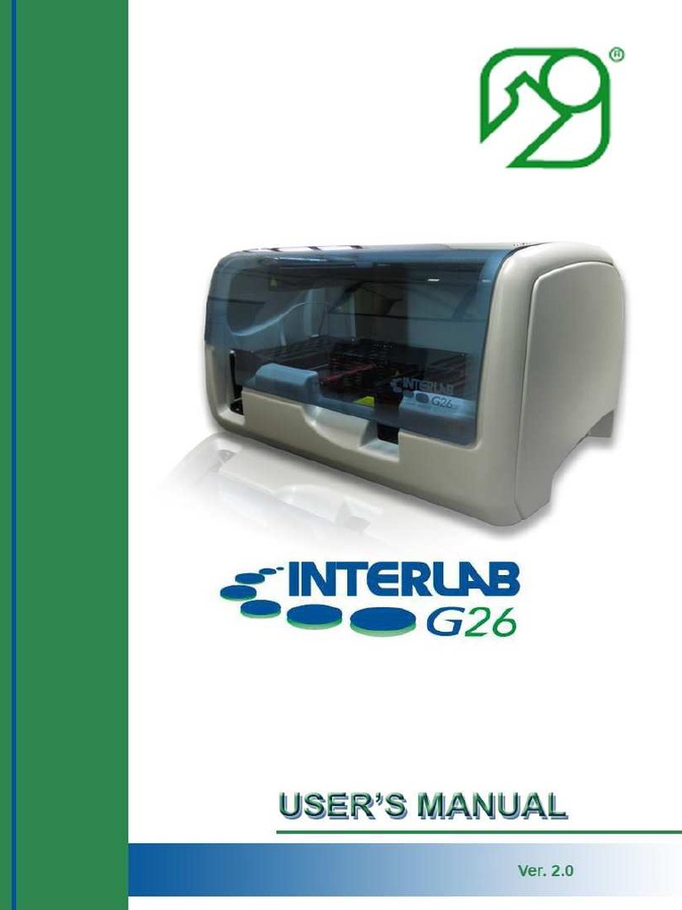 Interlab G26 User's Manual 2.0 | Gel Electrophoresis | Computing And ...