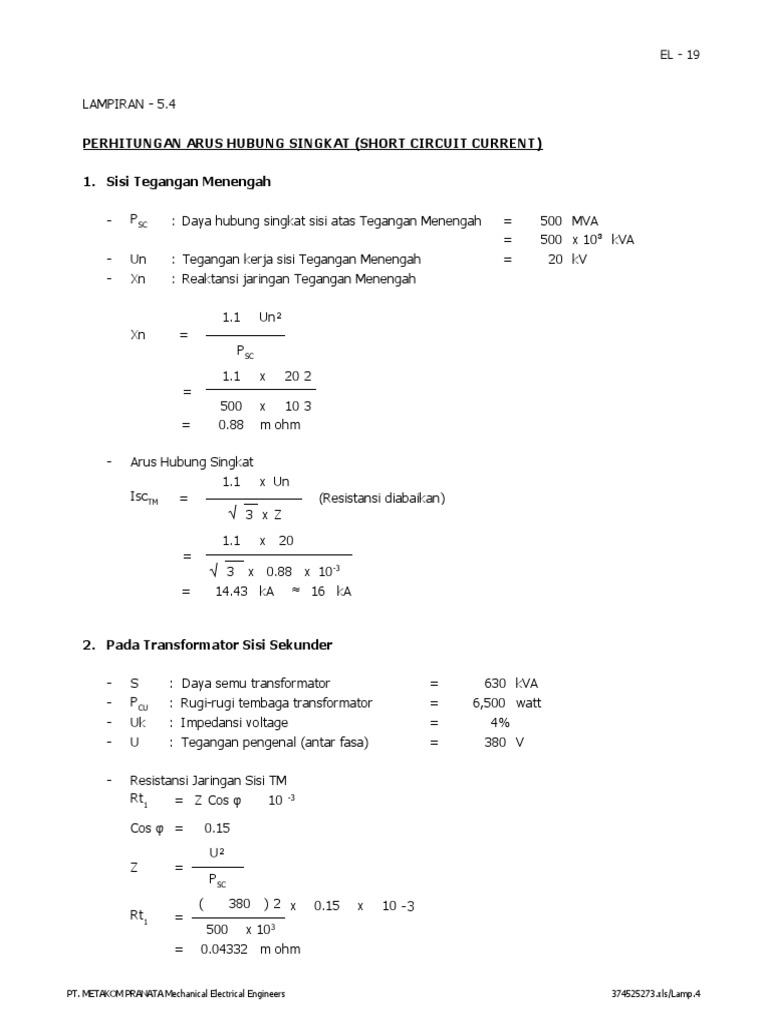 Lamp Short Circuit (Isc) | PDF