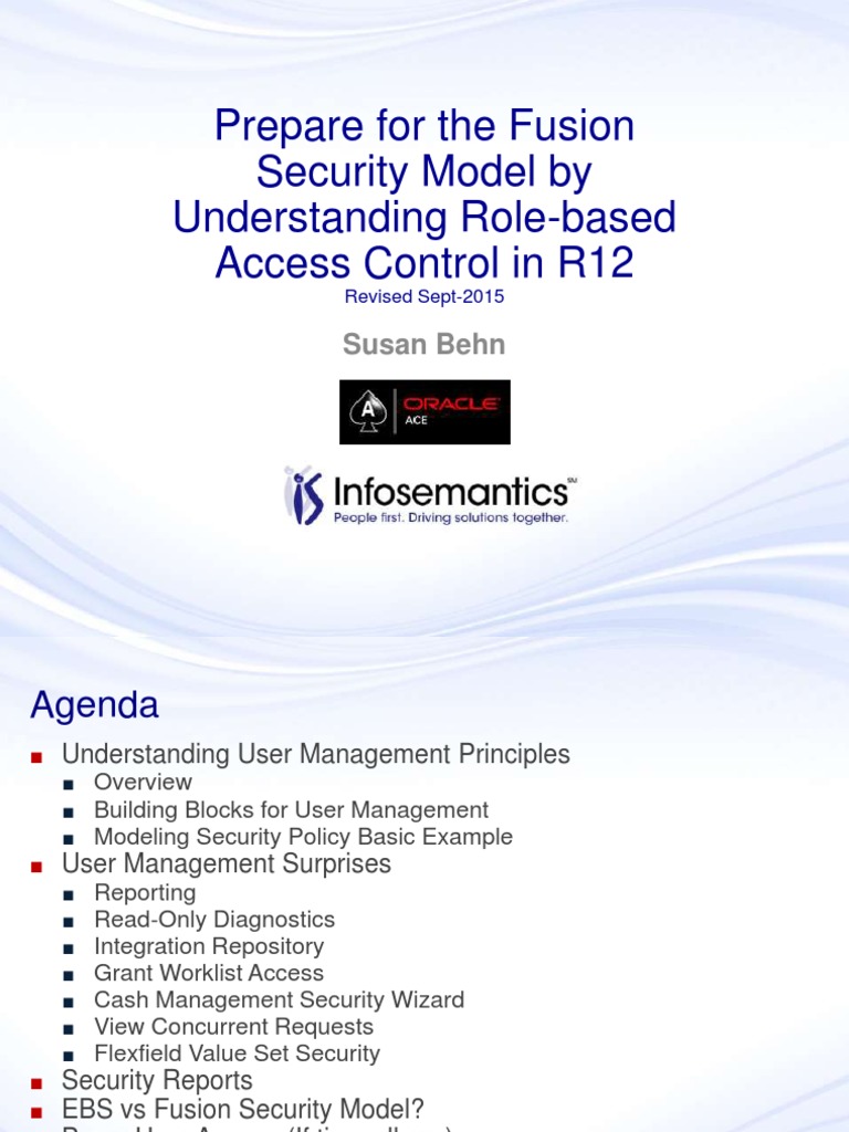 Fusion Security Model | PDF | Computer Access Control | Trademark