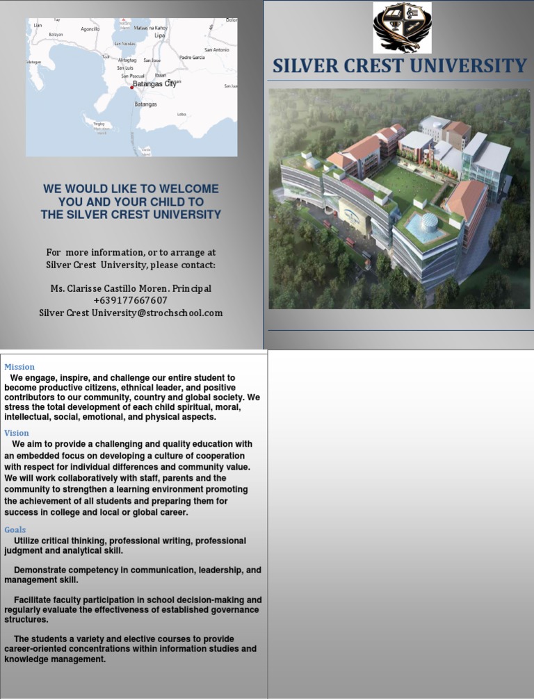 Silver Crest University: We Would Like To Welcome You and Your Child To ...