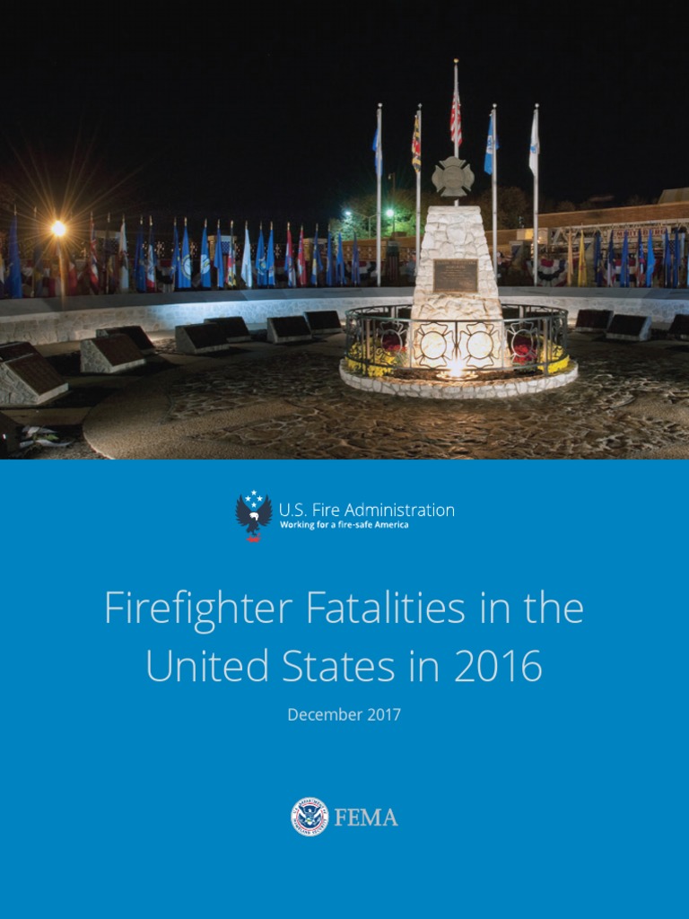 USFA 2016 Firefighter Fatality Report | PDF | Firefighter ...