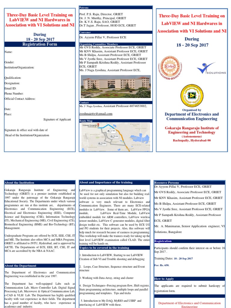 LabVIEW Training Brochure2017-1 | PDF | Electrical Engineering ...