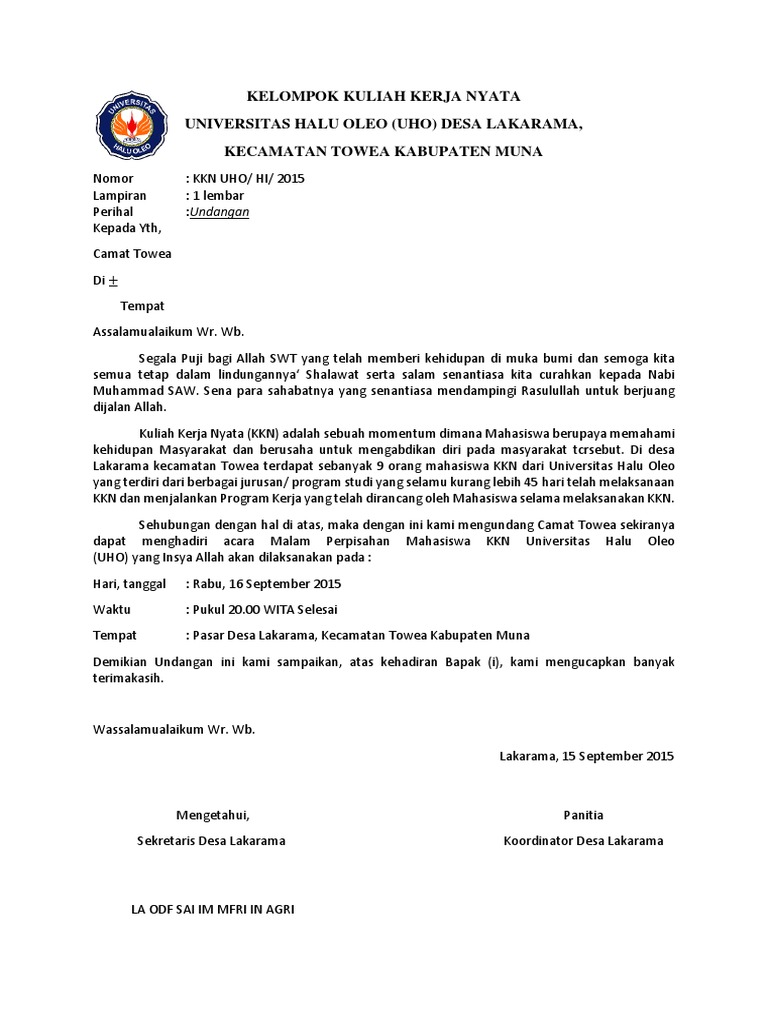 Surat KKN | PDF
