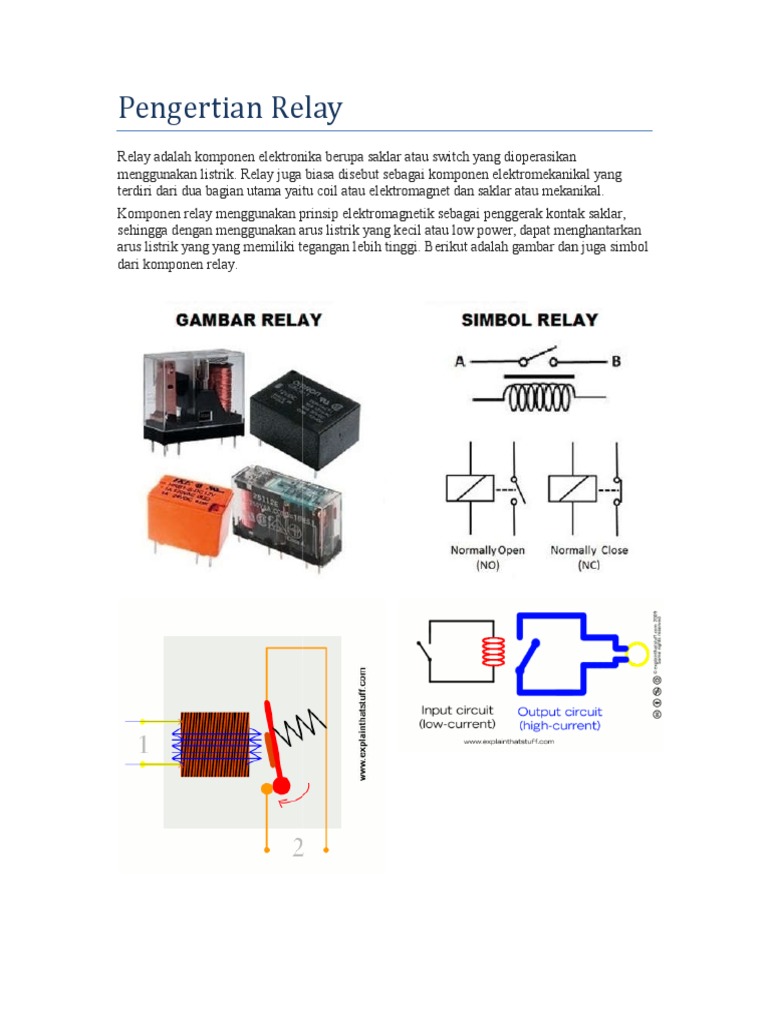 Modul 1 Relay Kontaktor Sensor Industri | PDF