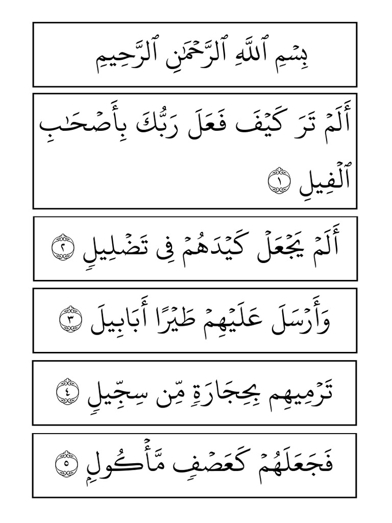 Surah Al Fil | PDF
