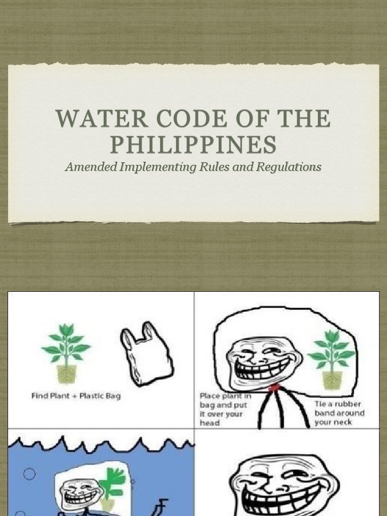 Water Code of The Philippines | Download Free PDF | Water Resources | River