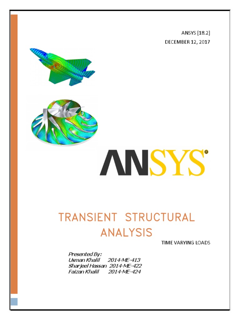 Ansys 18.2: Transient Analysis On The Bridge | Download Free PDF ...