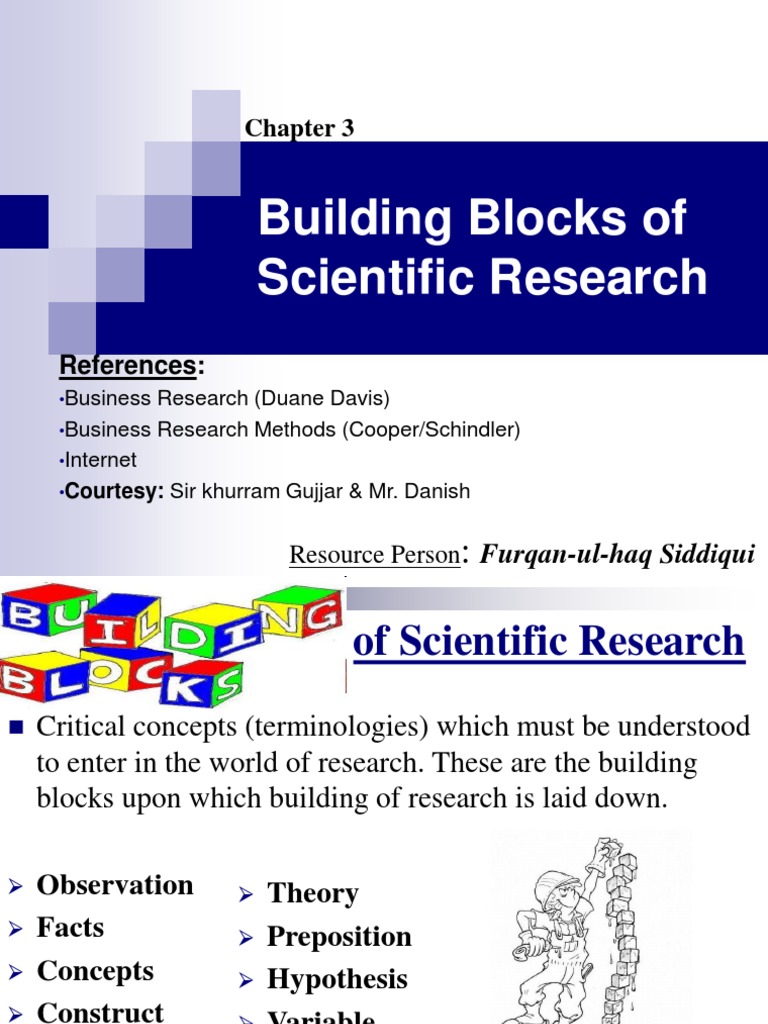 Building Blocks of Scientific Research | PDF | Argument | Deductive ...