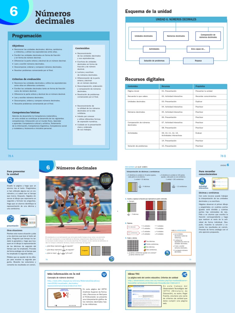 Unidad 6 Matematicas 5 Primaria PDF | PDF | Crecimiento personal y ...