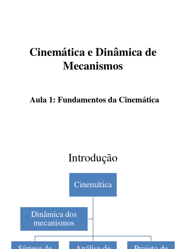 Fundamentos de Cinemática e Dinâmica | PDF | Cinemática | Movimento ...