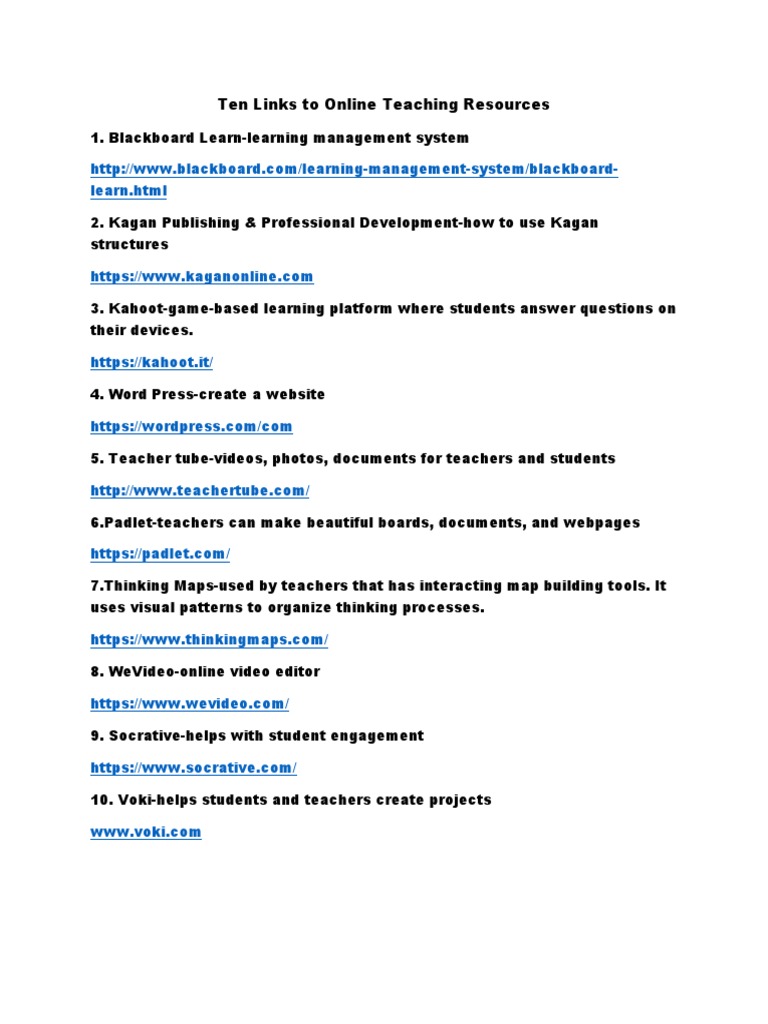 Teacher Resources | PDF