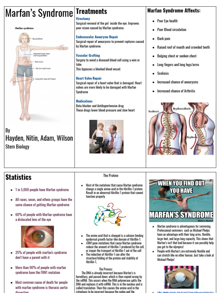 Marfan Syndrome | PDF | Syndrome | Diseases And Disorders
