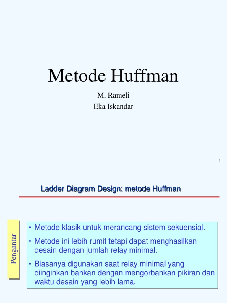 Ladder Metode Huffman | PDF