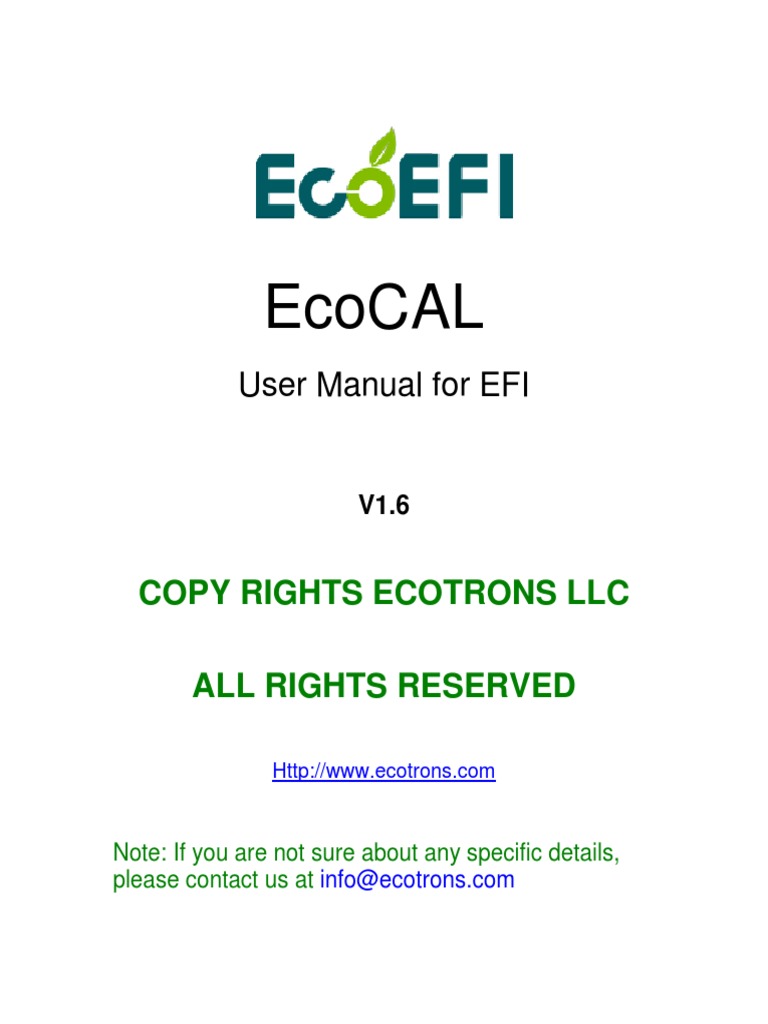 EcoCAL User Manual | Download Free PDF | Usb | Computer File