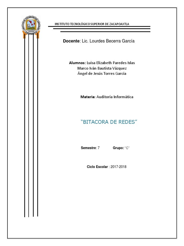 Bitacora de Auditoria de Redes | PDF | Contraseña | Red de computadoras
