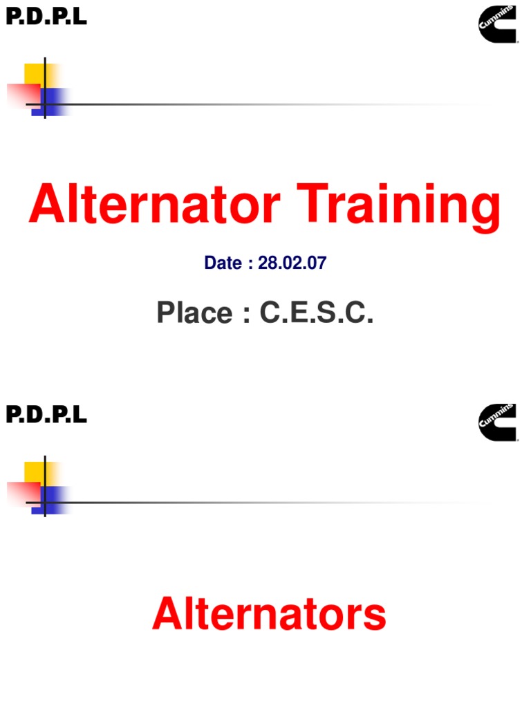 Alternator Training | PDF | Rectifier | Magnetism