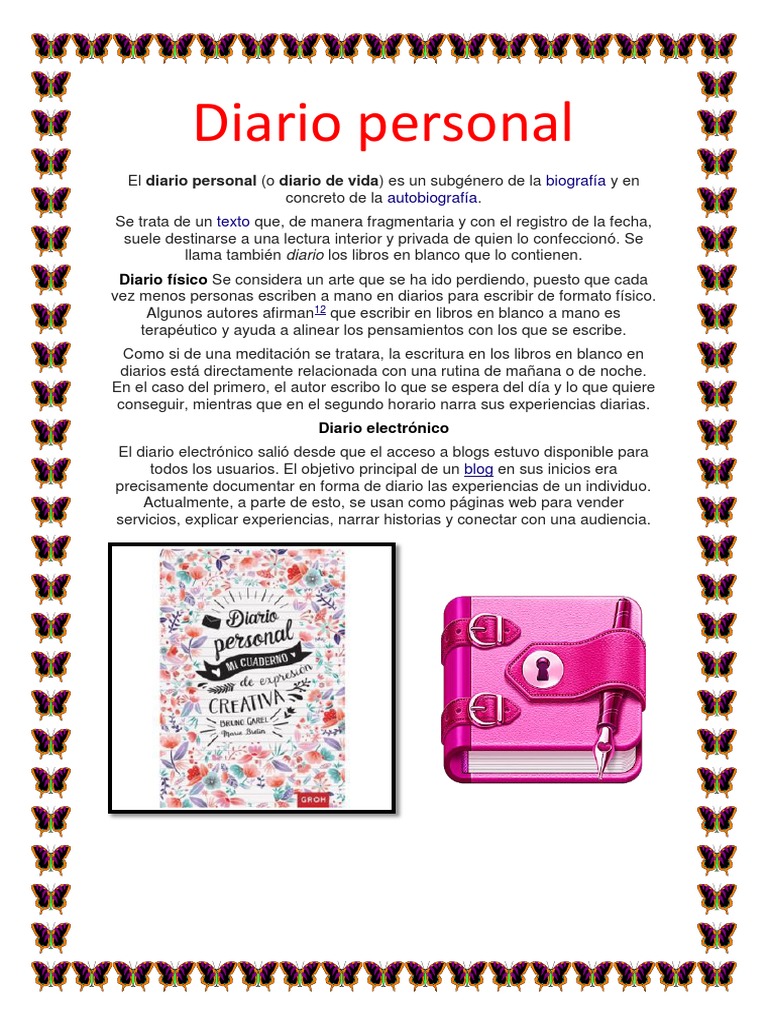Diario Personal | PDF