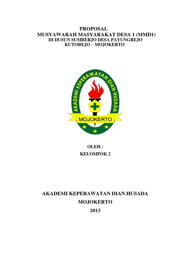 Proposal MMD 1 | PDF | Pengembangan Diri