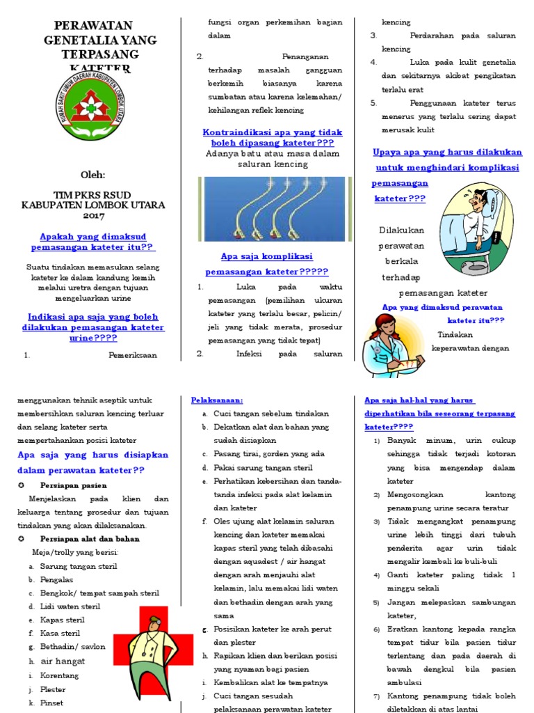 Leaflet Perawatan Kateter | PDF