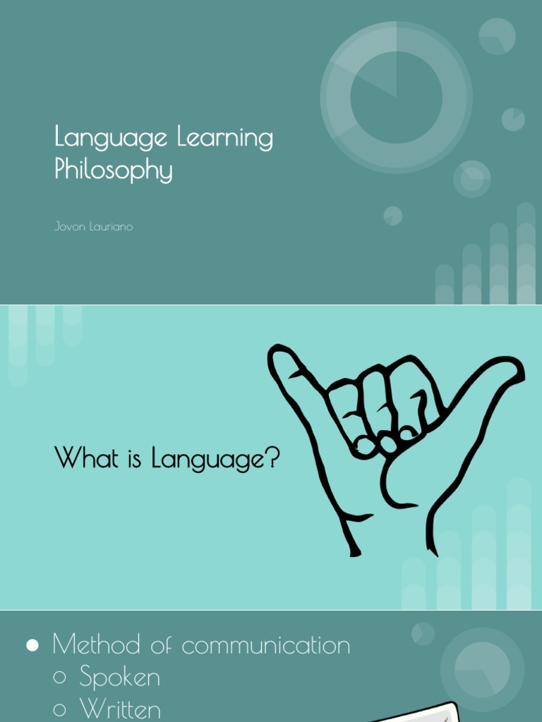 Language Learning Philosophy - First Draft | PDF