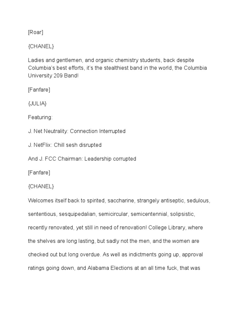 Fall 2017 Orgo Night Script | PDF