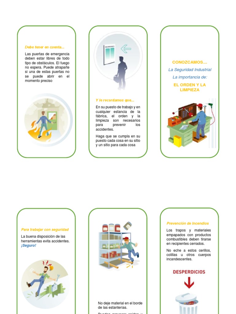 Triptico Orden y Limpieza | PDF