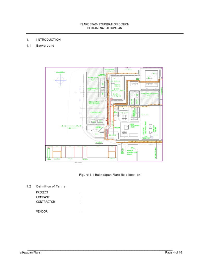 Calculation Pondasi Flare Stack + MTO | PDF | Strength Of Materials ...