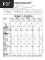Hoja de Puntuación Acis | PDF | Sicología | Ciencias del comportamiento