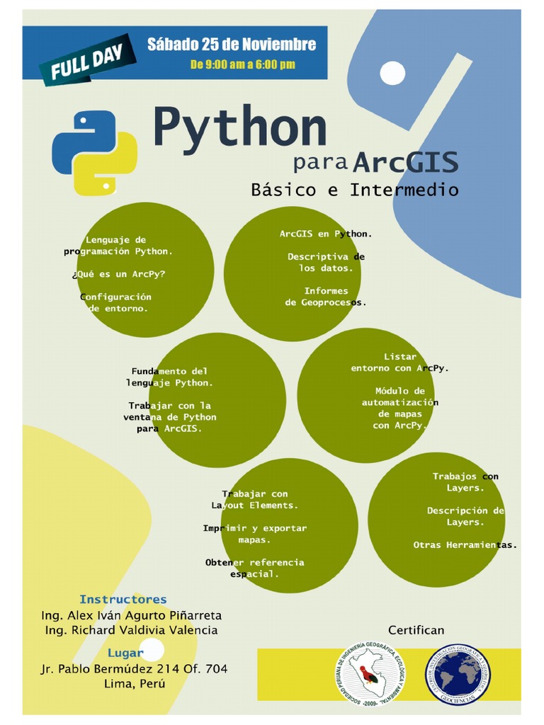 Python y Geodatos | PDF