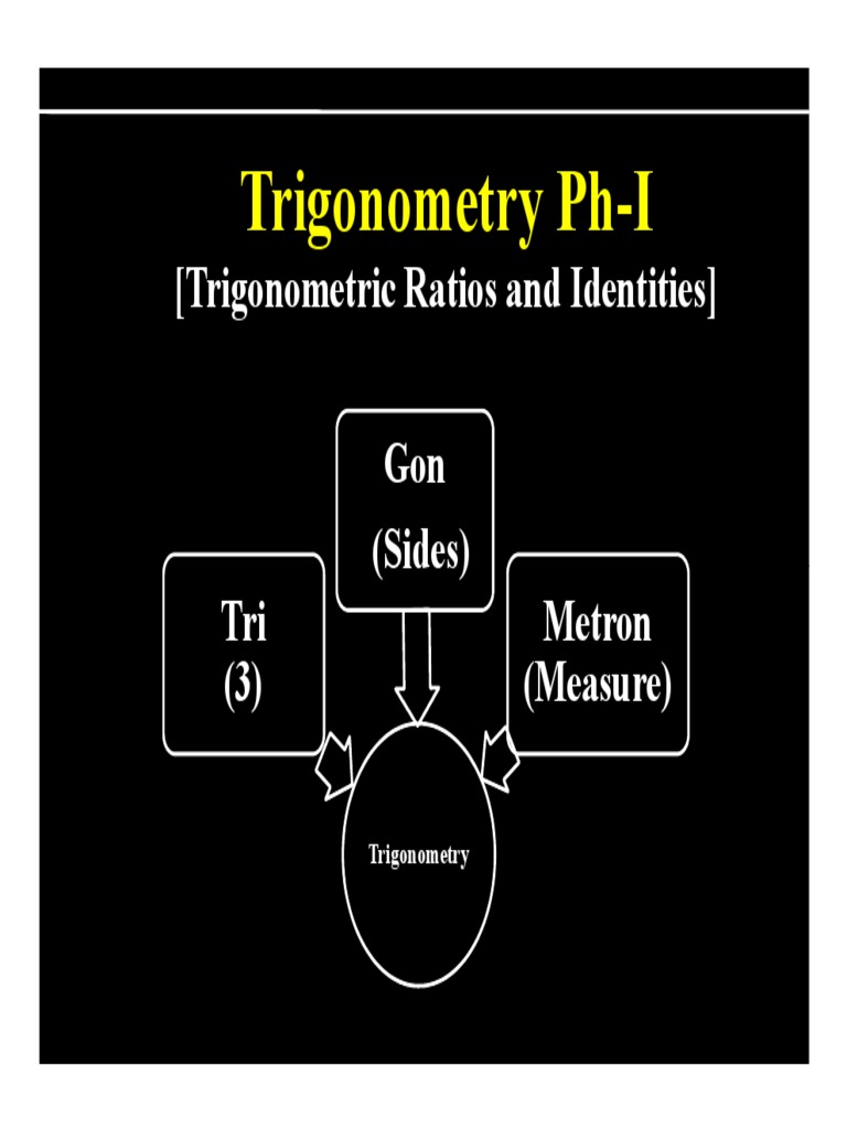 Trigonometry Slides | PDF | Circle | Trigonometric Functions