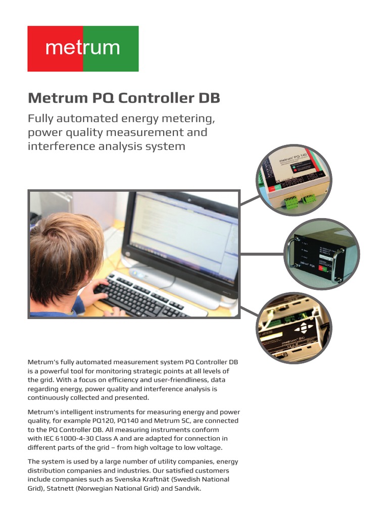 Metrum PQ Controller DB System 4page Eng R24 Webb | PDF | Electrical ...