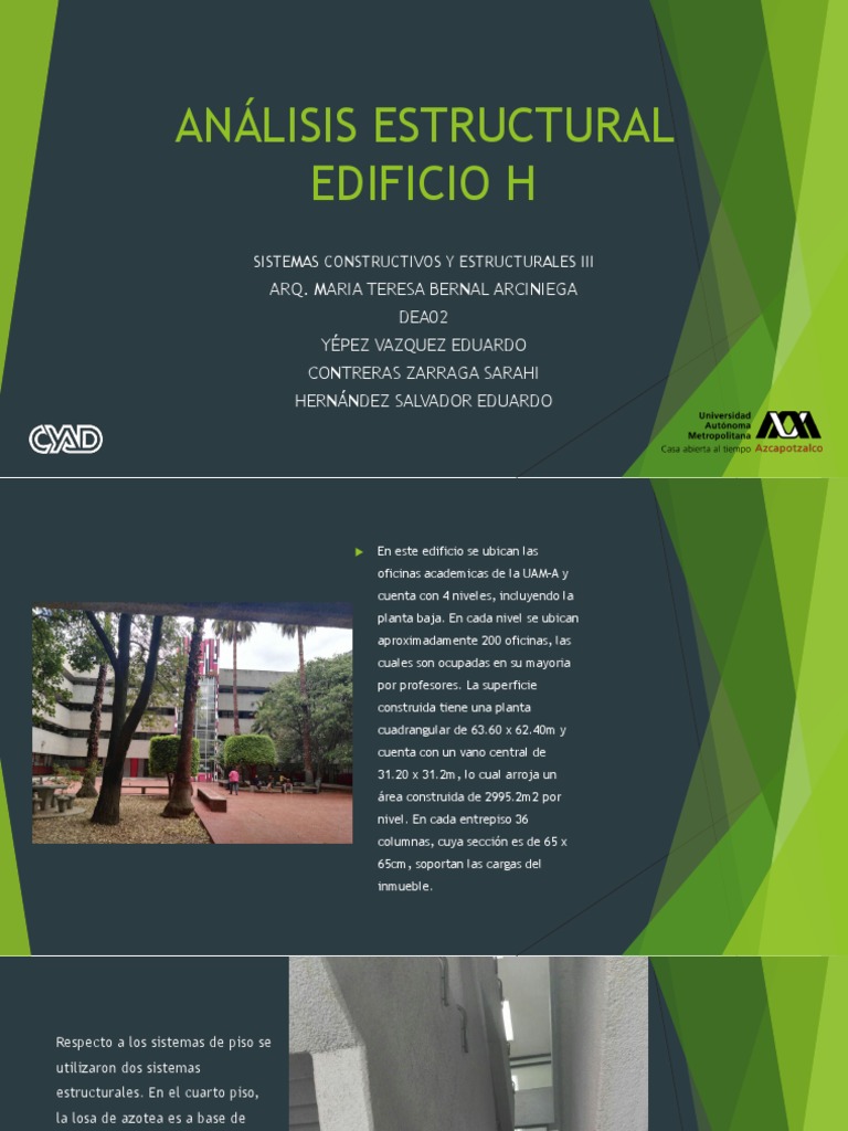 Análisis Estructural Edificio H | PDF | Naturaleza