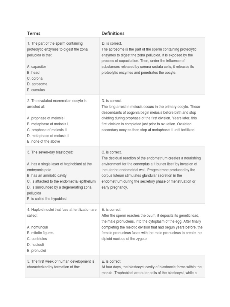 Embryology Questions | PDF | Aorta | Atrium (Heart)
