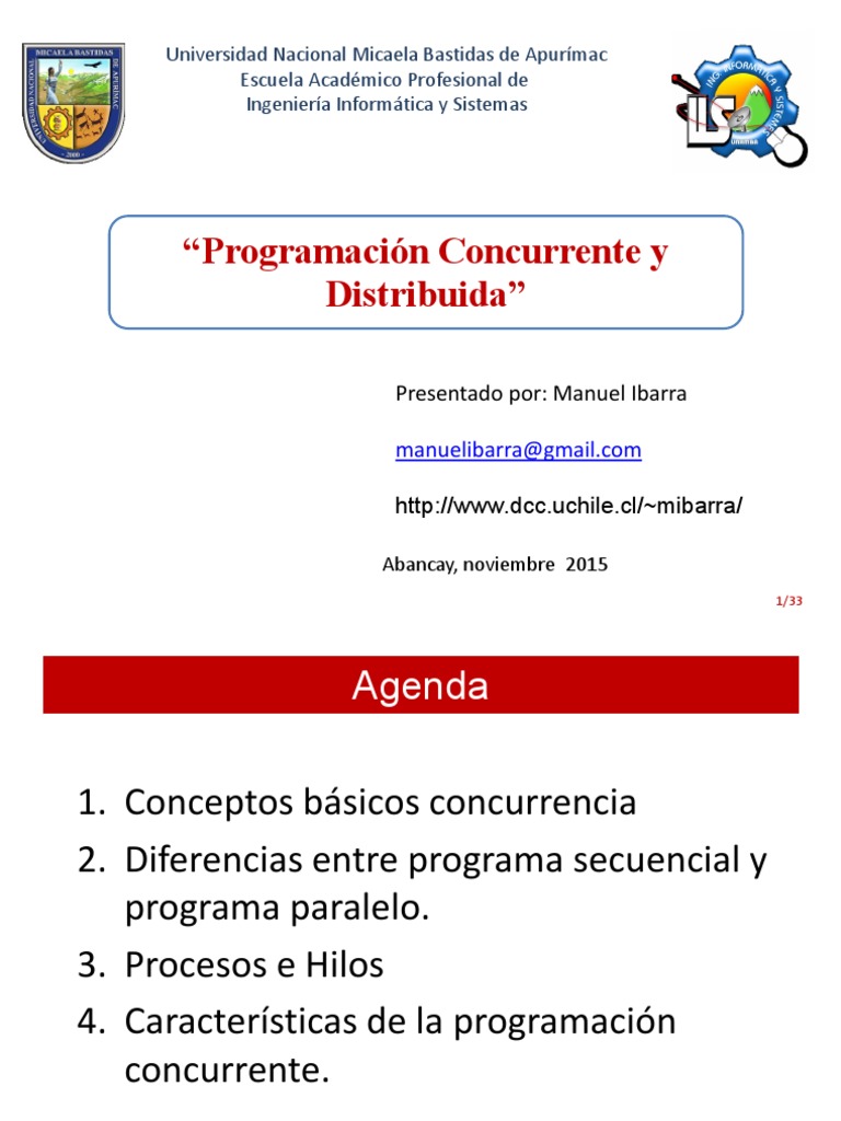 001conceptos Basicos Concurrencia Paralelismo | PDF | Programa de computadora | Programación