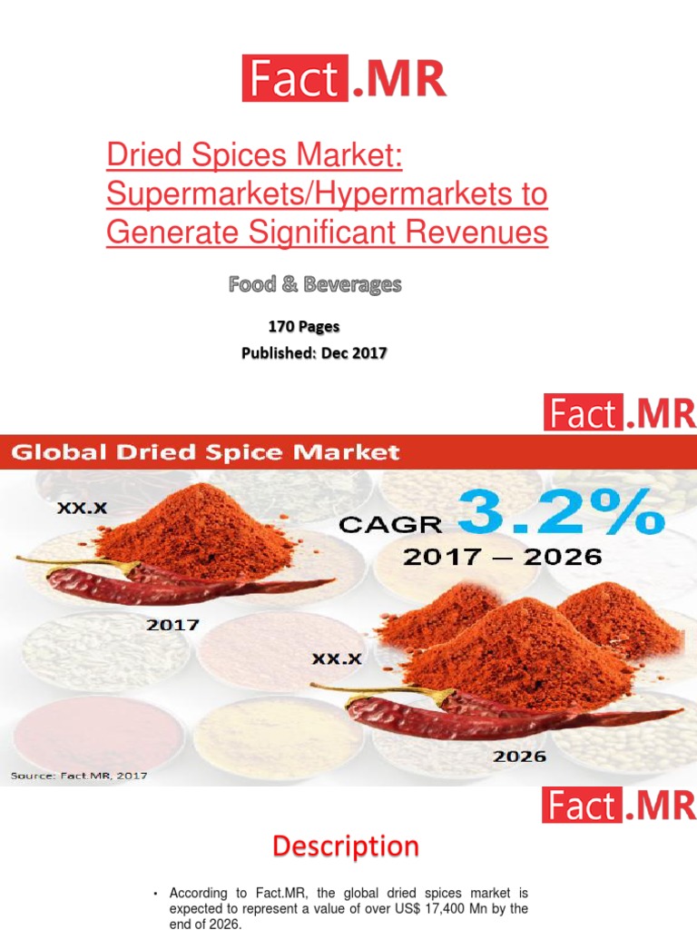 Global Dried Spices Market Insights | PDF | Spice | Food And Drink