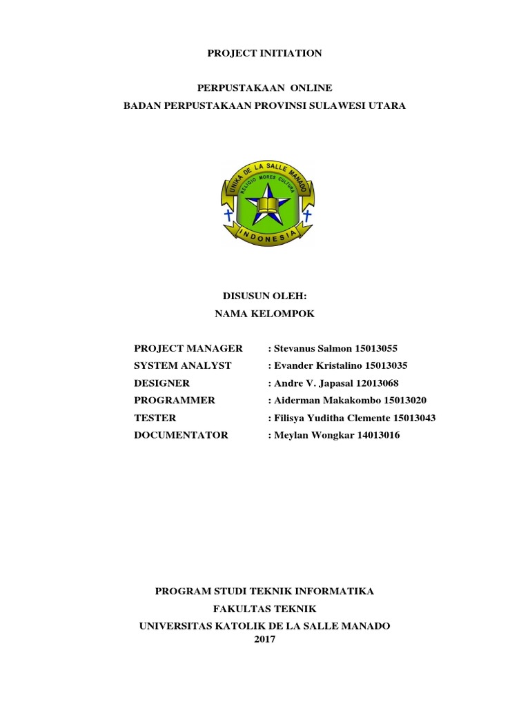 Tugas 2 PROJECT INITIATION | PDF | Seni